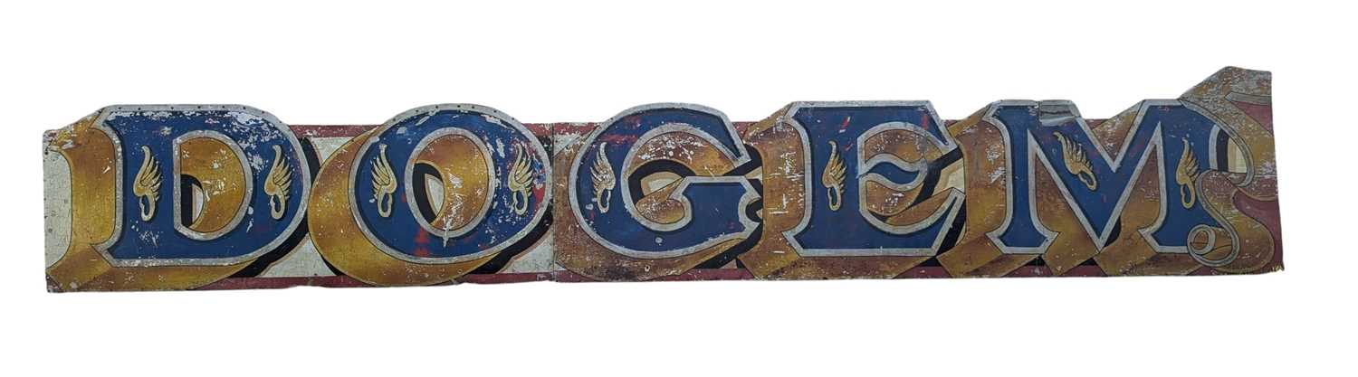 Lot 58 - DODGEMS - LARGE LATE 1950S ORIGINAL