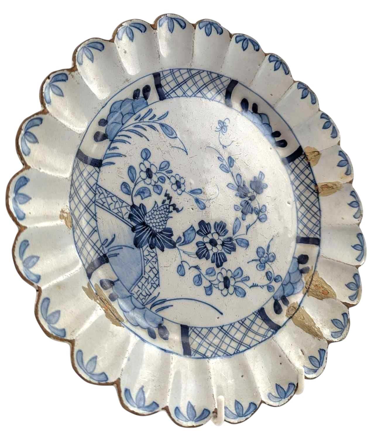 Lot 78 - 18TH CENTURY LONDON DELFT WARE BLUE & WHITE