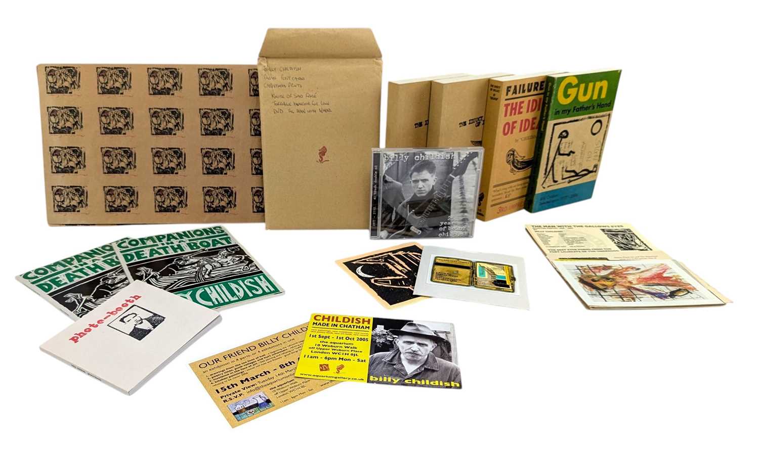 Lot 102 - BILLY CHILDISH. COLLECTION OF BOOKS,